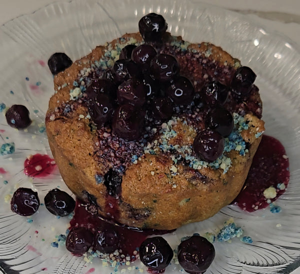 Blueberry Crumble – Elaine's Bread Pudding